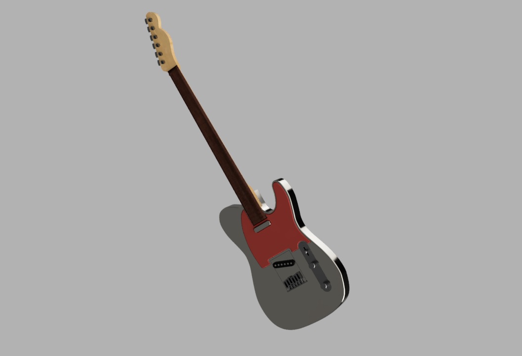 Electric guitar 100% 3d printed by Btjr | Download free STL model ...