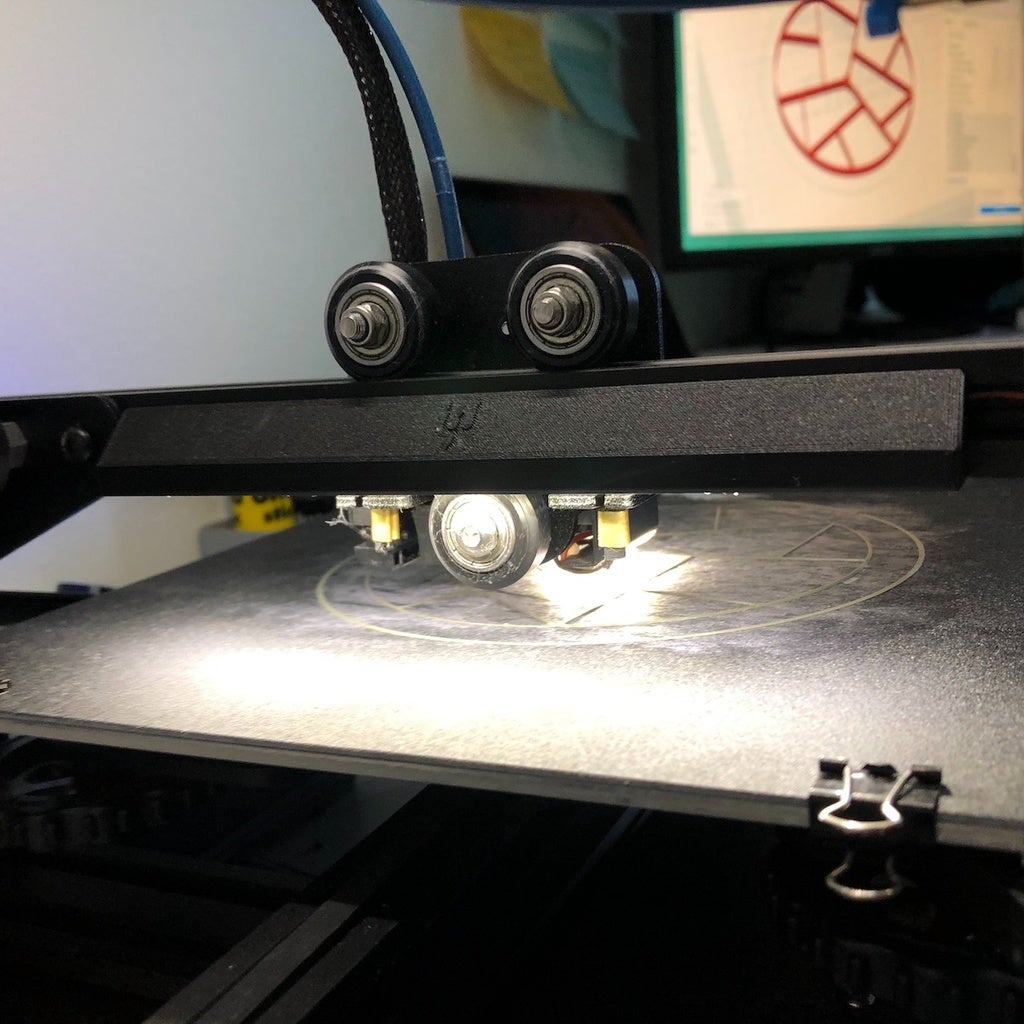 Ender LED light bar mount by printornaut | Download free STL model ...