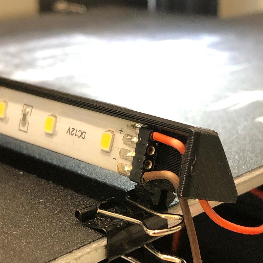 Ender LED light bar mount by printornaut | Download free STL model ...