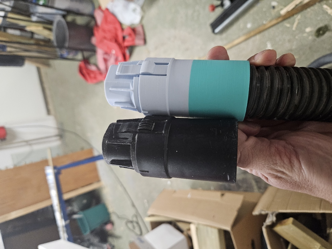 Nilfisk hose coupler replacement by Lindh3D | Download free STL model ...