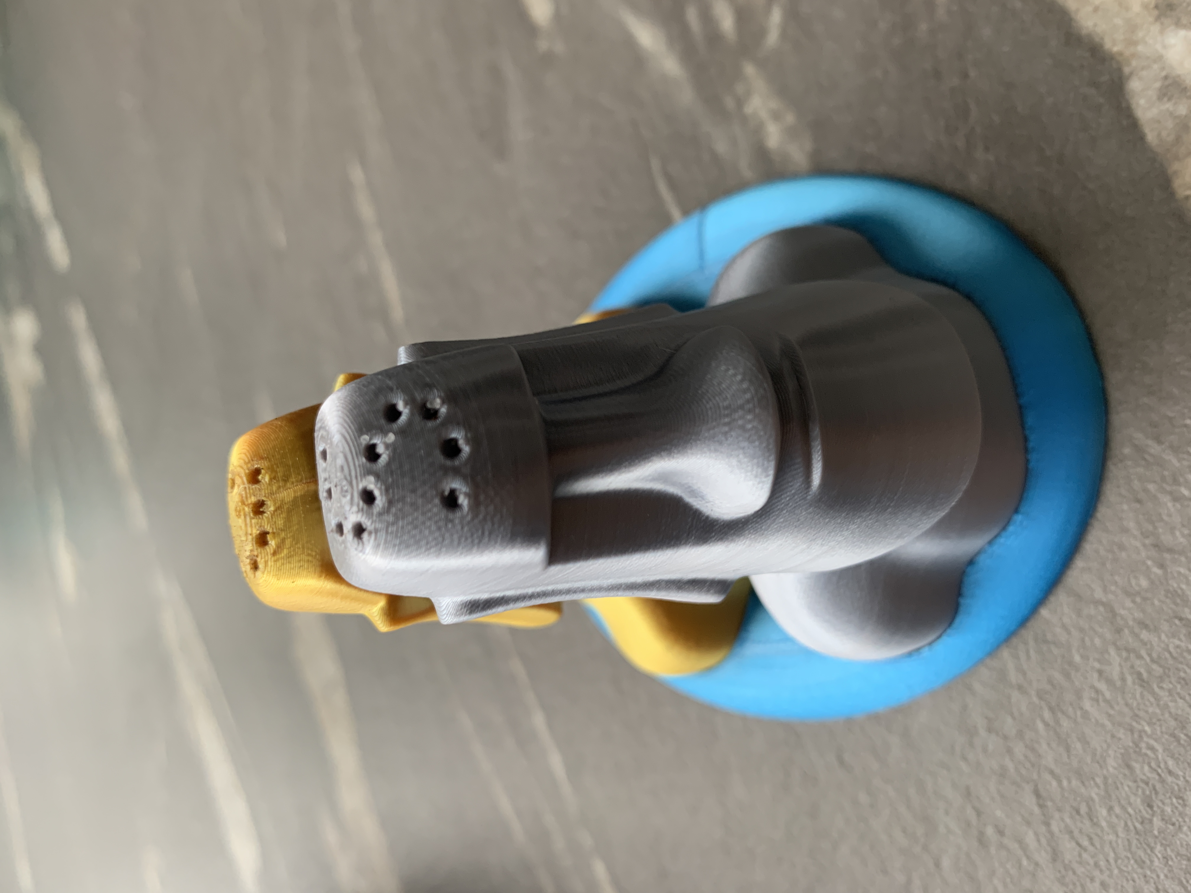 Moai Salt & Pepper Shaker+Tray by C B | Download free STL model ...