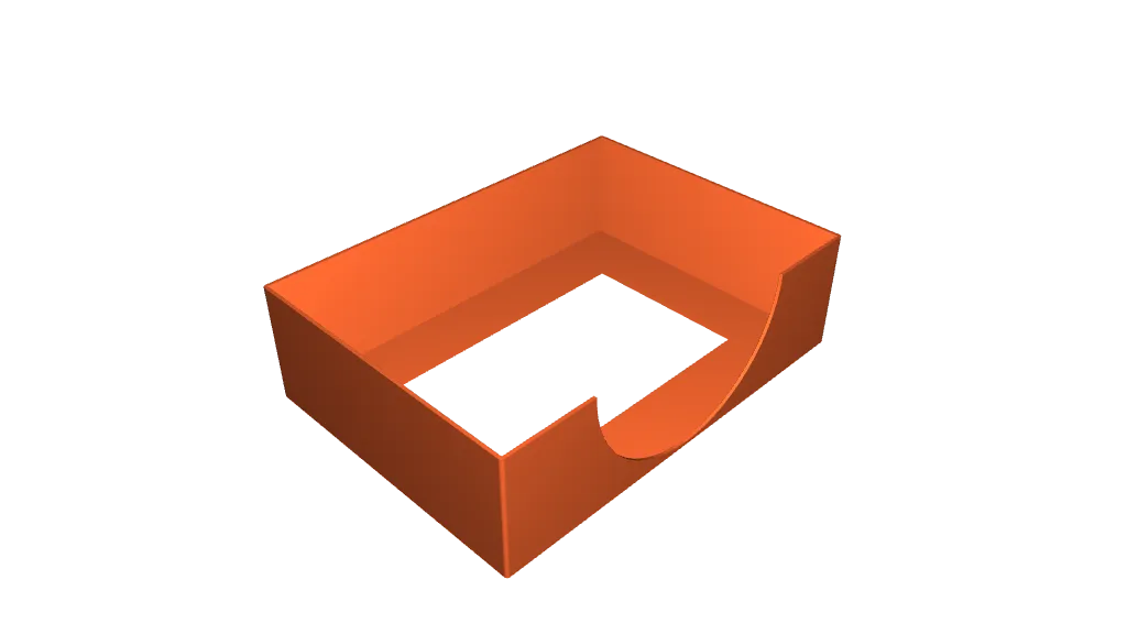 OpenSCAD - Notes box A7 A6 Post-It by Starwhooper | Download free STL ...