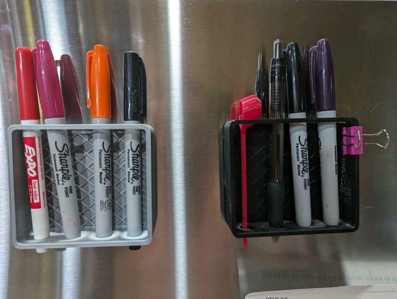 MARKER HOLDER WITH HANG LOOP AND PEGBOARD SLOTS by Jason Krise ...