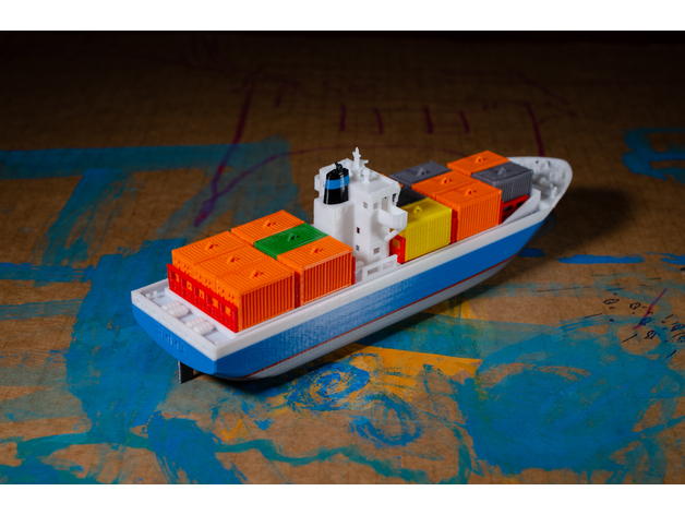 EMMA - a Container Ship by vandragon_de | Download free STL model ...