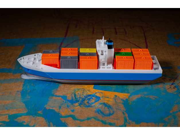EMMA - a Container Ship by vandragon_de | Download free STL model ...