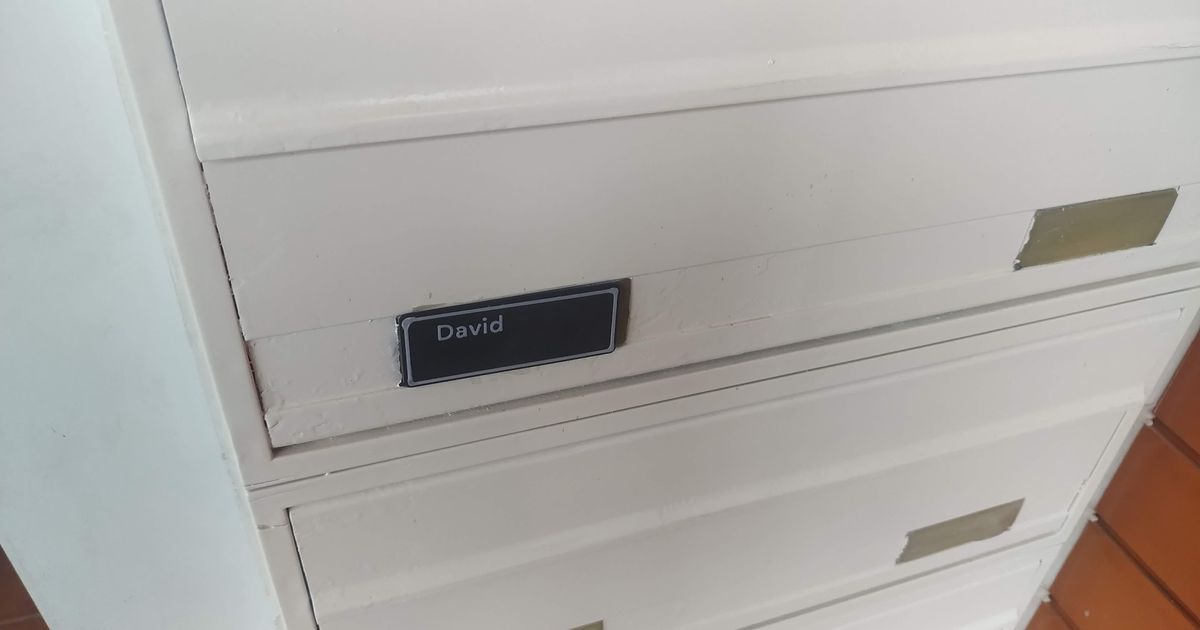 PostBox Label by LoyalPotato | Download free STL model | Printables.com