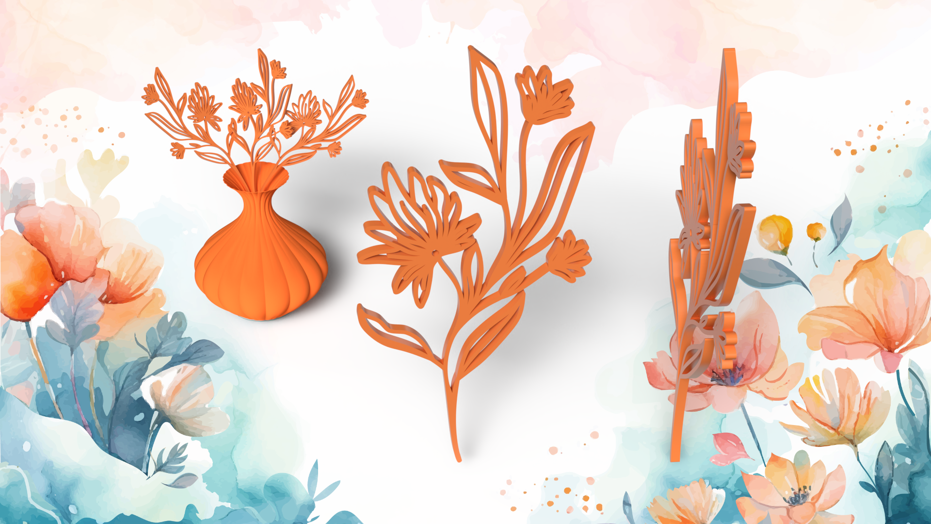 Foliage outline natural herb leaves 1/30 by evax design | Download free ...