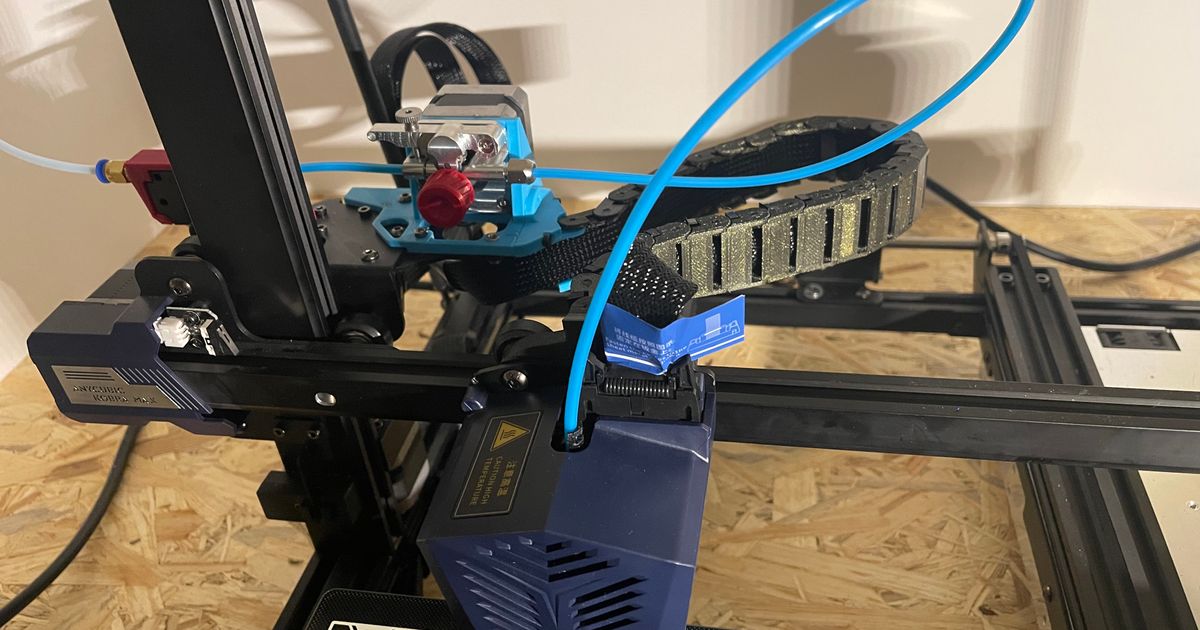 Anycubic Kobra Max chainlink microswiss extruder mount (Updated V2) by ...