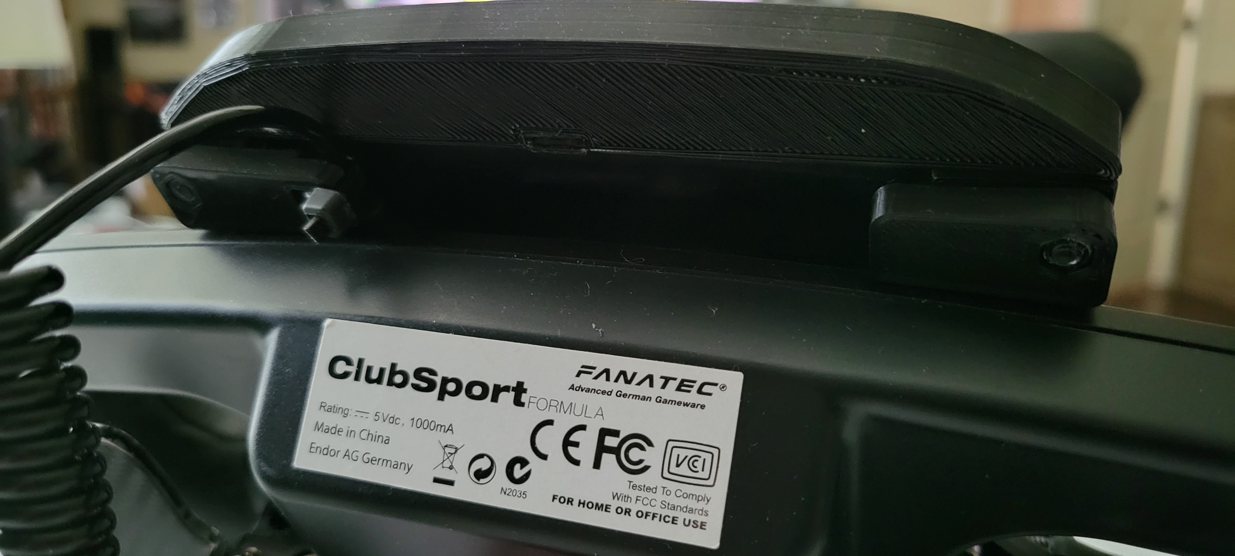 4.3" Screen Mount for Fanatec Formula Wheel by Tim Collier | Download ...