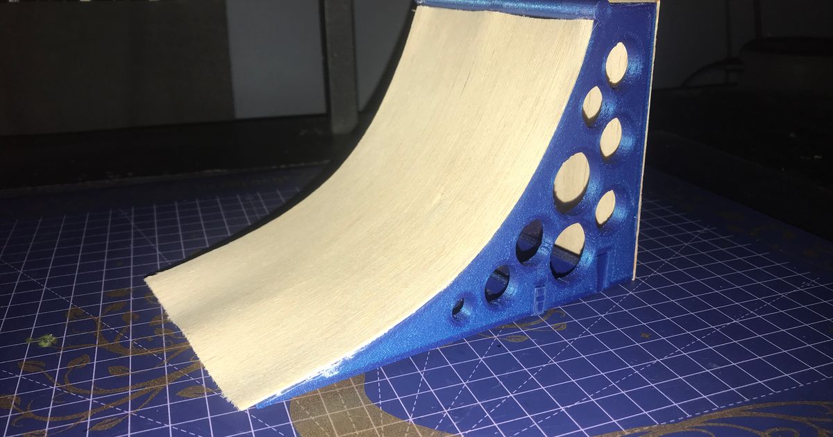 diy wood finger board ramp by beanbagchair | Download free STL model ...