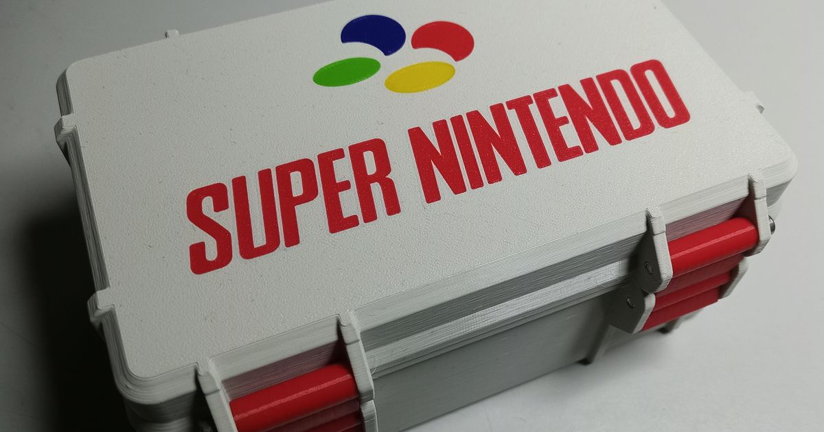 rugged box for SF900 SNES emulator by User0180 | Download free STL ...