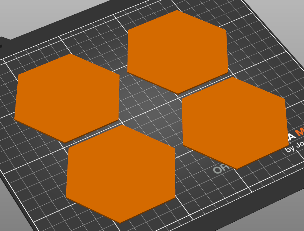 Plain Hex tile for Hex Games like Catan by Real 3D Prints | Download ...