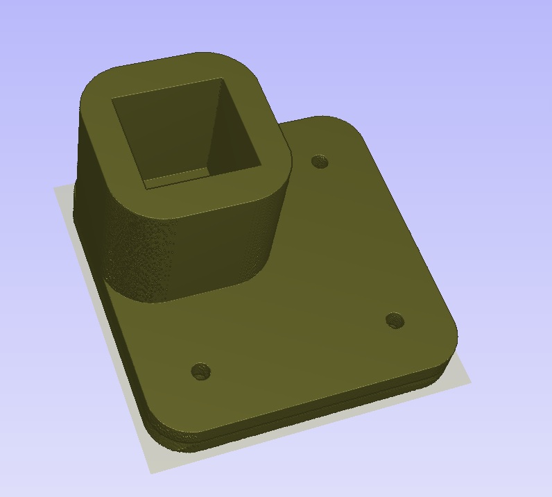 13mm square rod fastener by Rui Gonçalves | Download free STL model ...