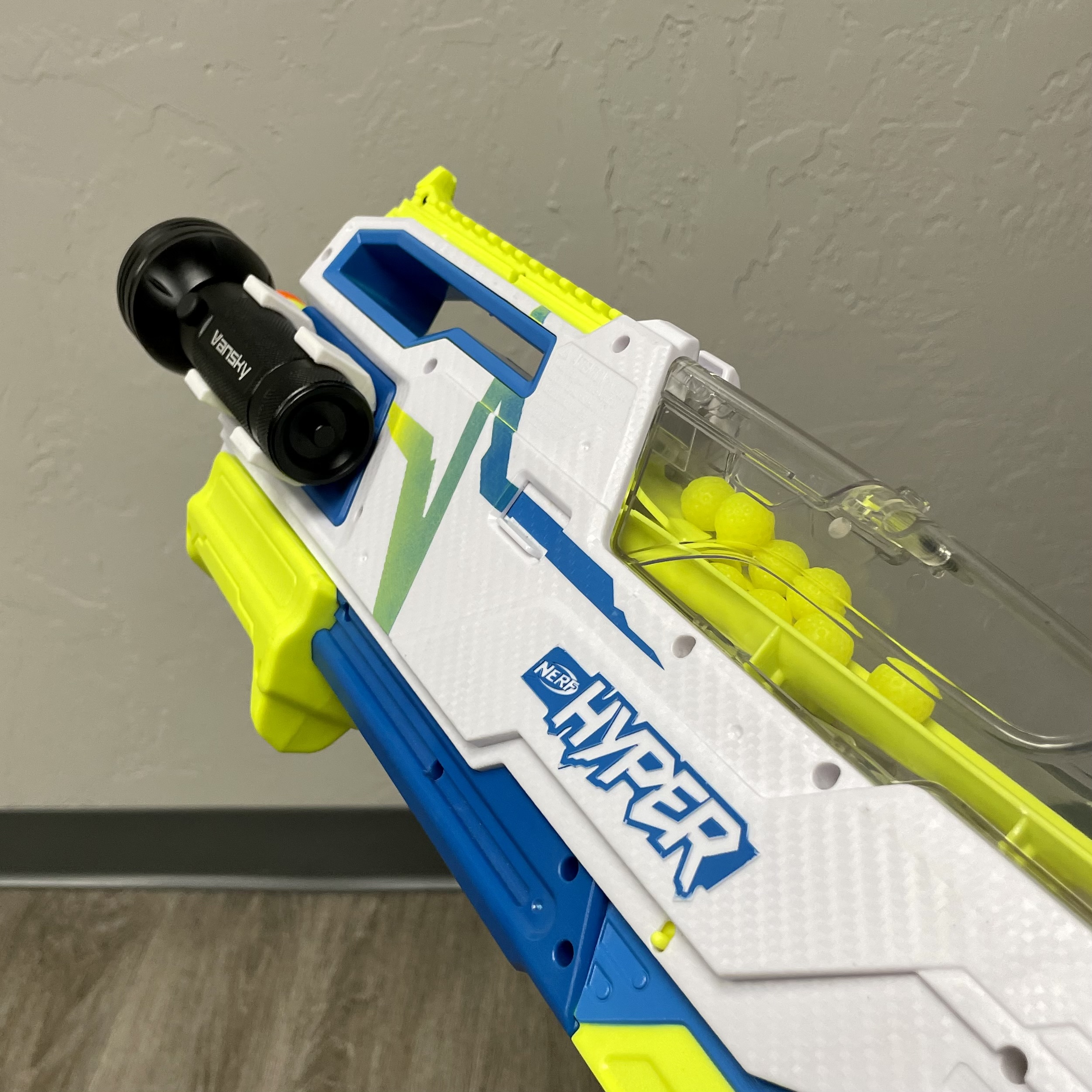 Nerf HYPER Siege-50 Flashlight Mount by Andrew Worley | Download free ...