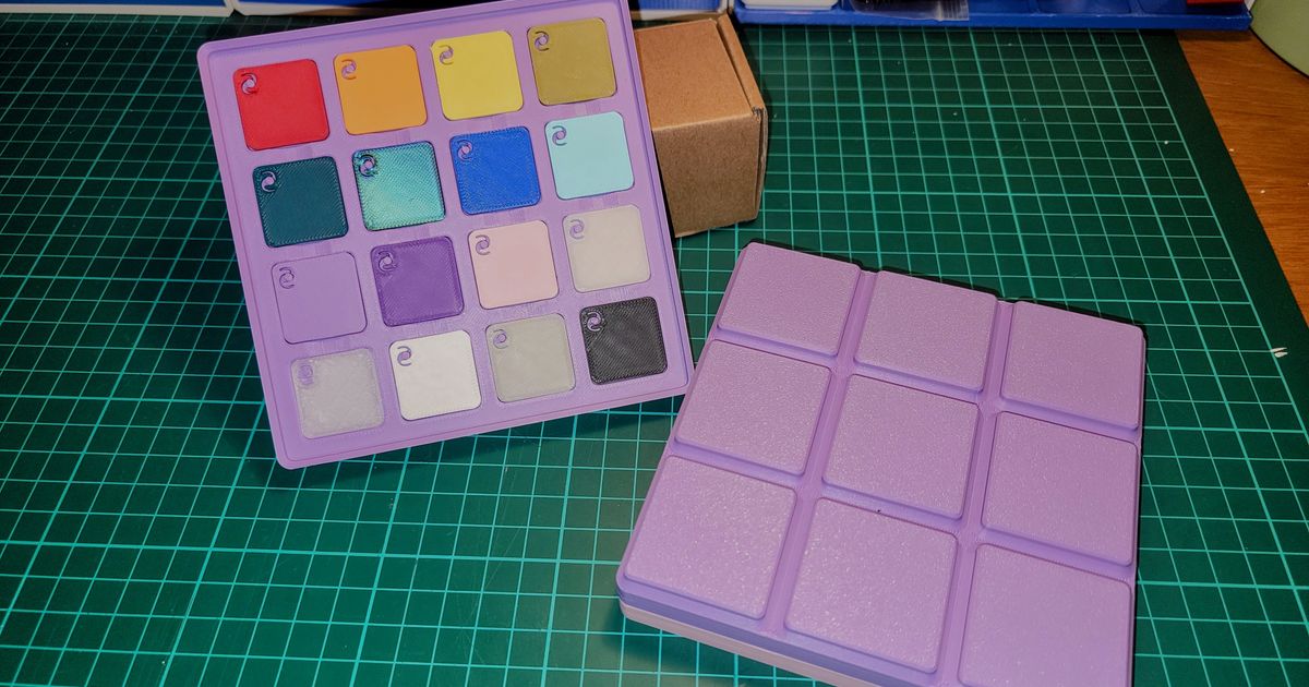 Gridfinity x Bambu Lab Swatch Holder by Isambard | Download free STL ...