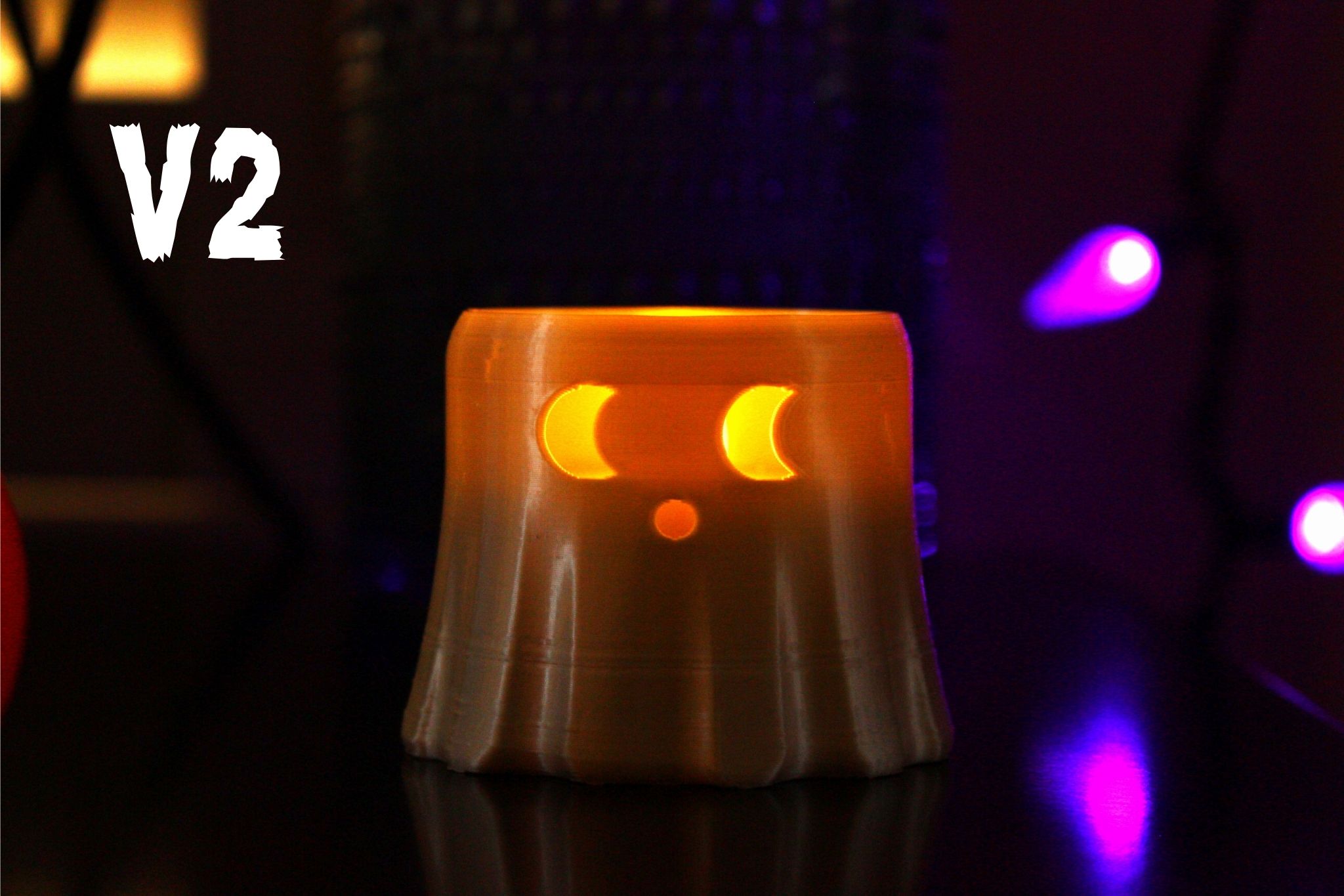 Ghost Tealight Candle Holder by Alex Gassaway | Download free STL model ...