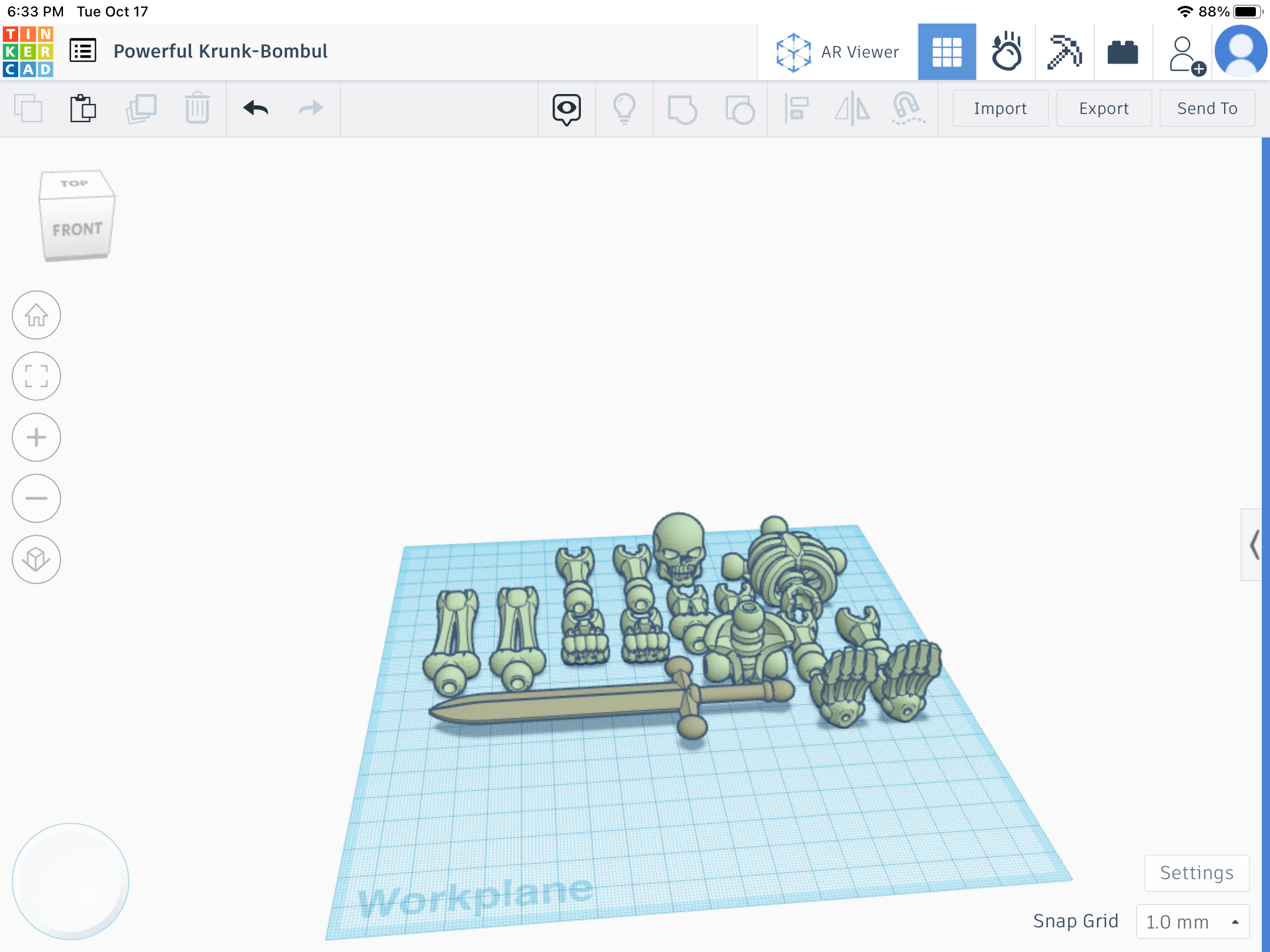 Skeleton by casen | Download free STL model | Printables.com