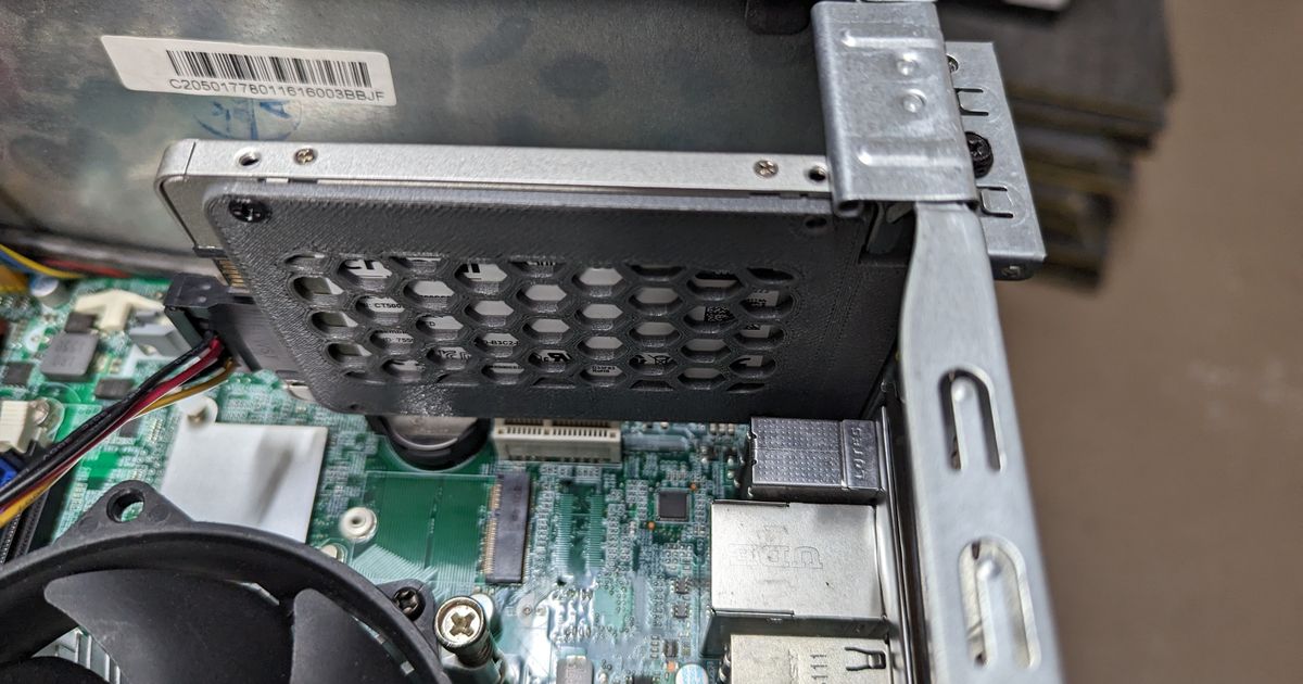 Low profile PCI Slot 2.5" HDD/SDD Mount over motherboard by Keen ...