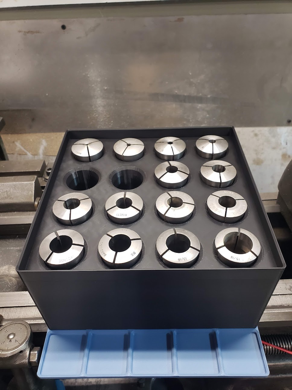 x16 - 5C Collet Holder For Gridfinity by Ghostrider | Download free STL ...