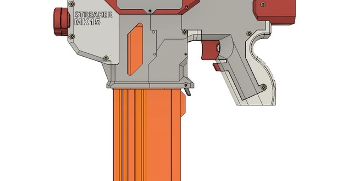 (REAL FILES) MeakerVl NERF Meaker Mk 15 "Streaker" with actual files ...