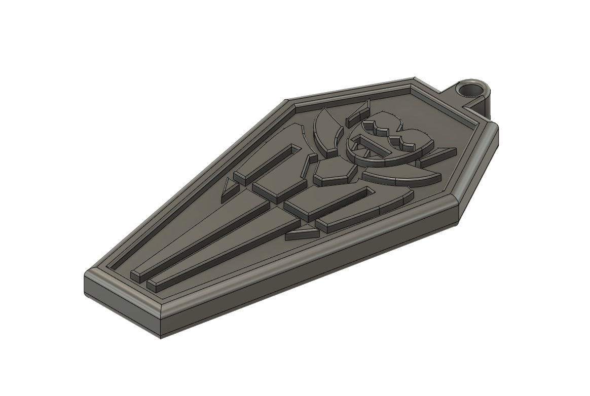 Vampire Coffin Keychain by Tyler Nielsen | Download free STL model ...