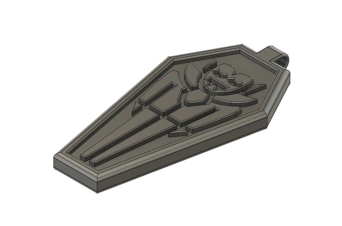 Vampire Coffin Keychain by Tyler Nielsen | Download free STL model ...