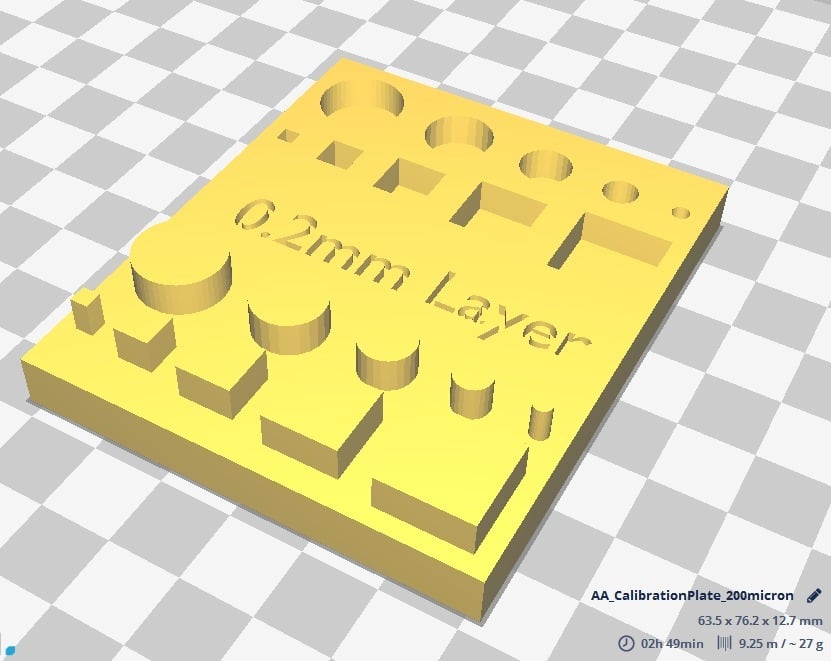 Simple Calibration Plate by DevDorian | Download free STL model ...