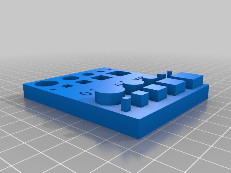 Simple Calibration Plate by DevDorian | Download free STL model ...