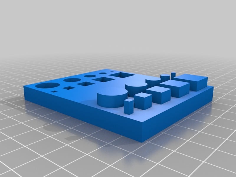 Simple Calibration Plate by DevDorian | Download free STL model ...