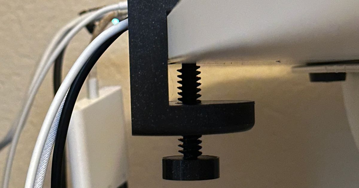 Charging Cable Table Clamp by Jordi Posthumus | Download free STL model ...