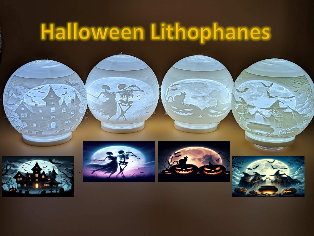 Halloween Tealight Lithophane Collection by MadMax | Download free STL ...