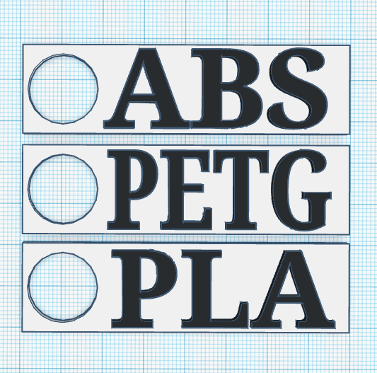 Material Tags V2 by Twan | Download free STL model | Printables.com