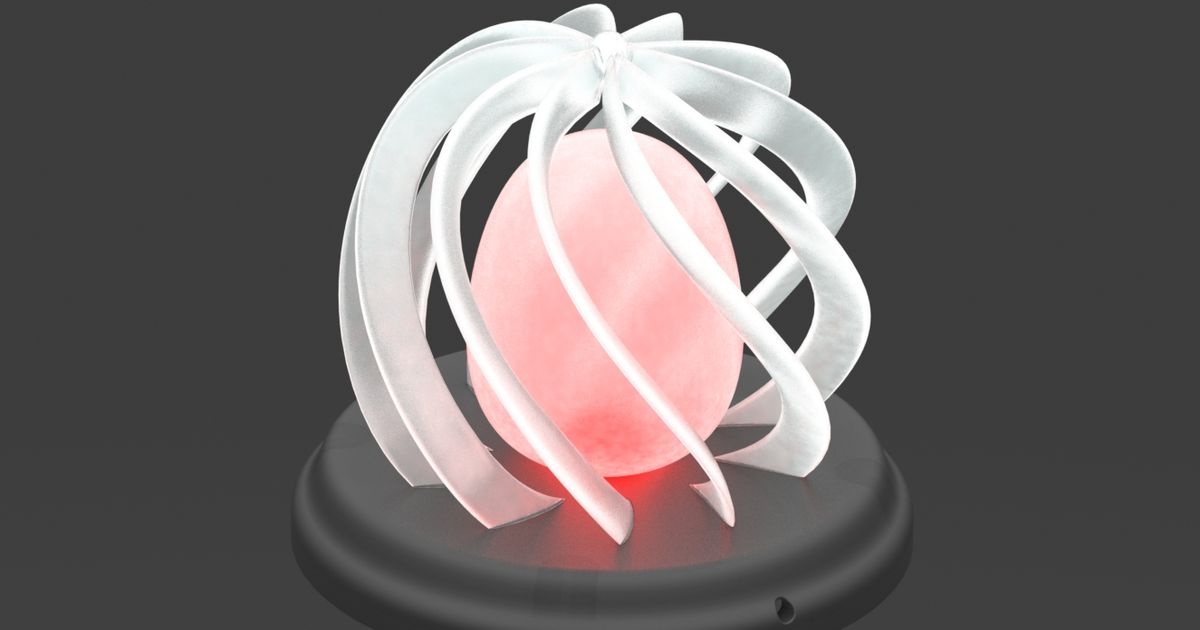 Abstract Desk Lamp by Tarabaz | Download free STL model | Printables.com