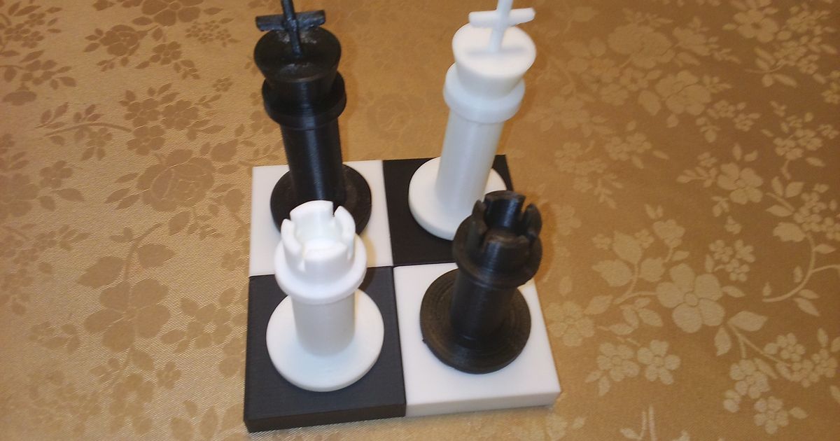 3D Printed Chess Set by 3D-Bits | Download free STL model | Printables.com