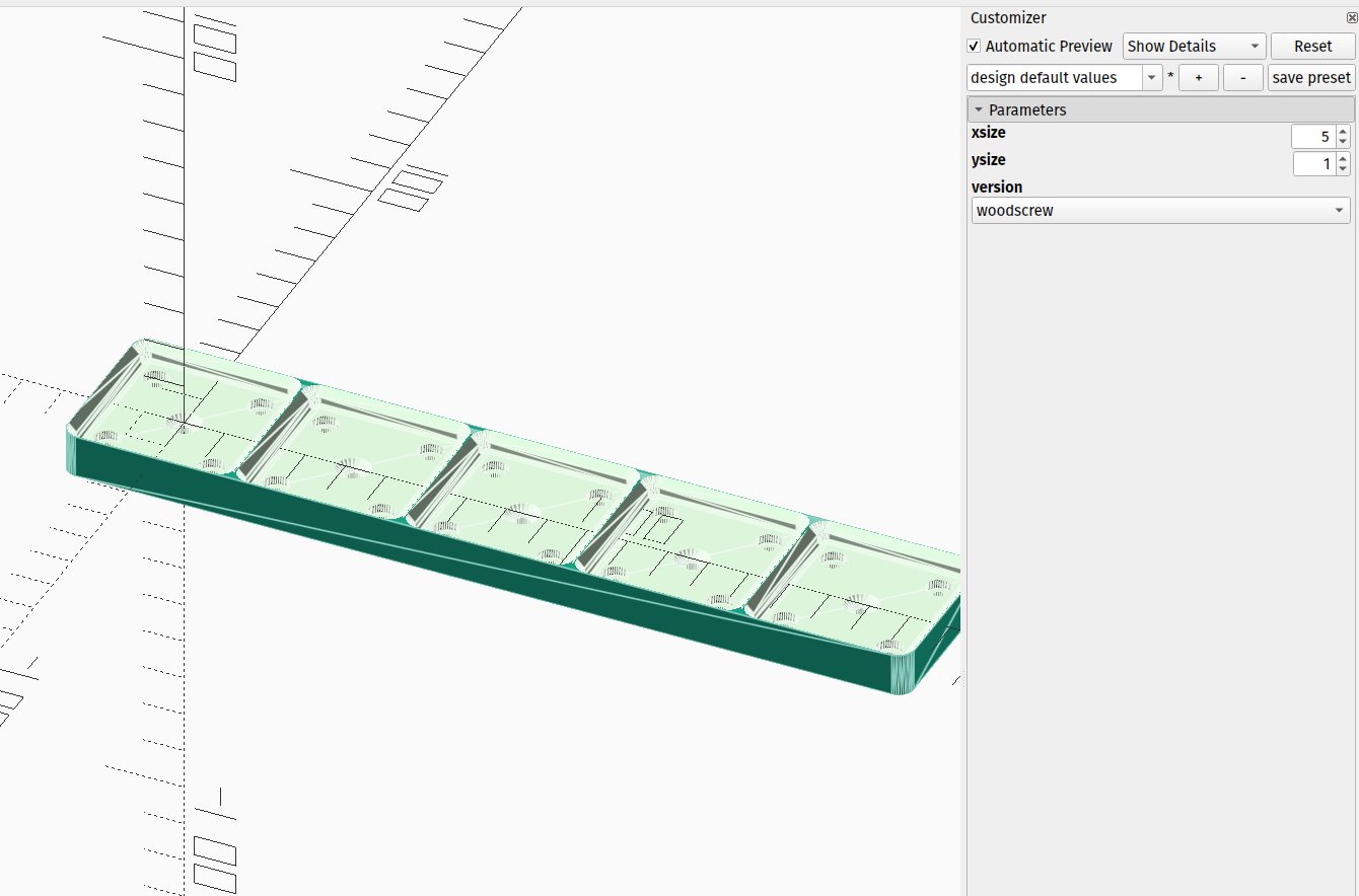Gridfinity Base Woodscrew Version (Customizable OpenSCAD) by D4rk Helmet | Download free STL ...