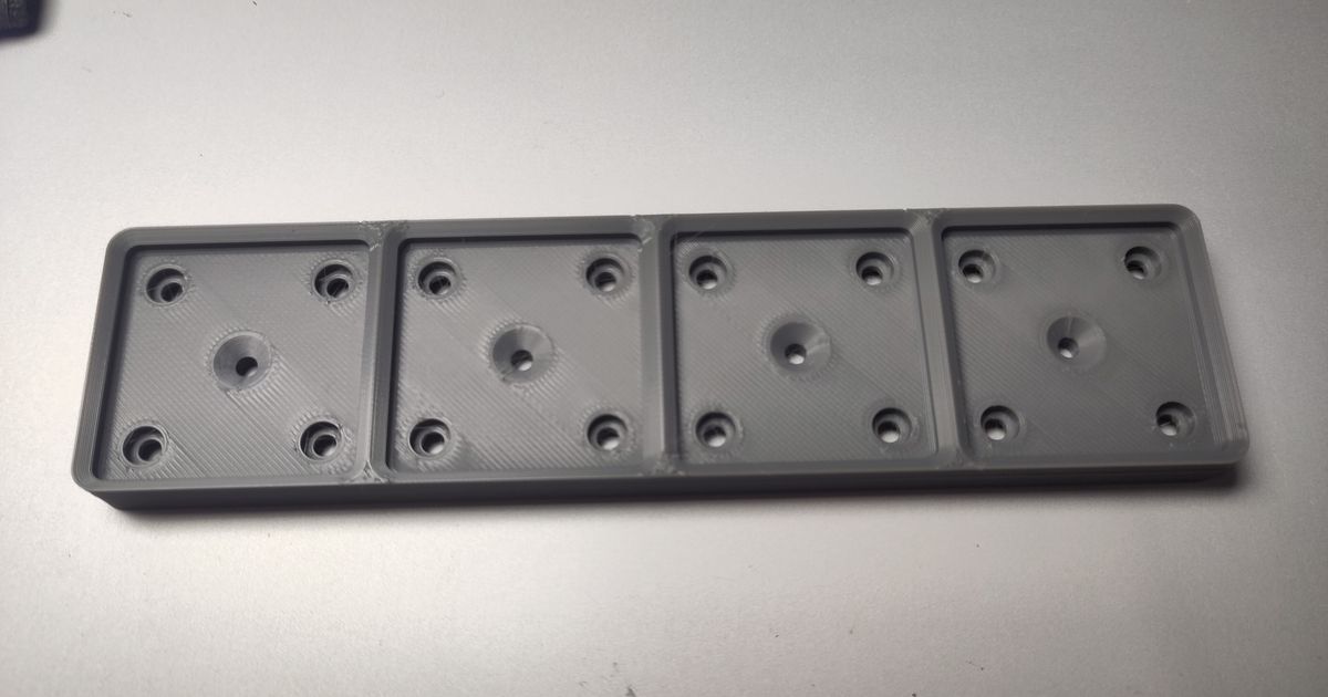 Gridfinity Base Woodscrew Version (Customizable OpenSCAD) by D4rk ...