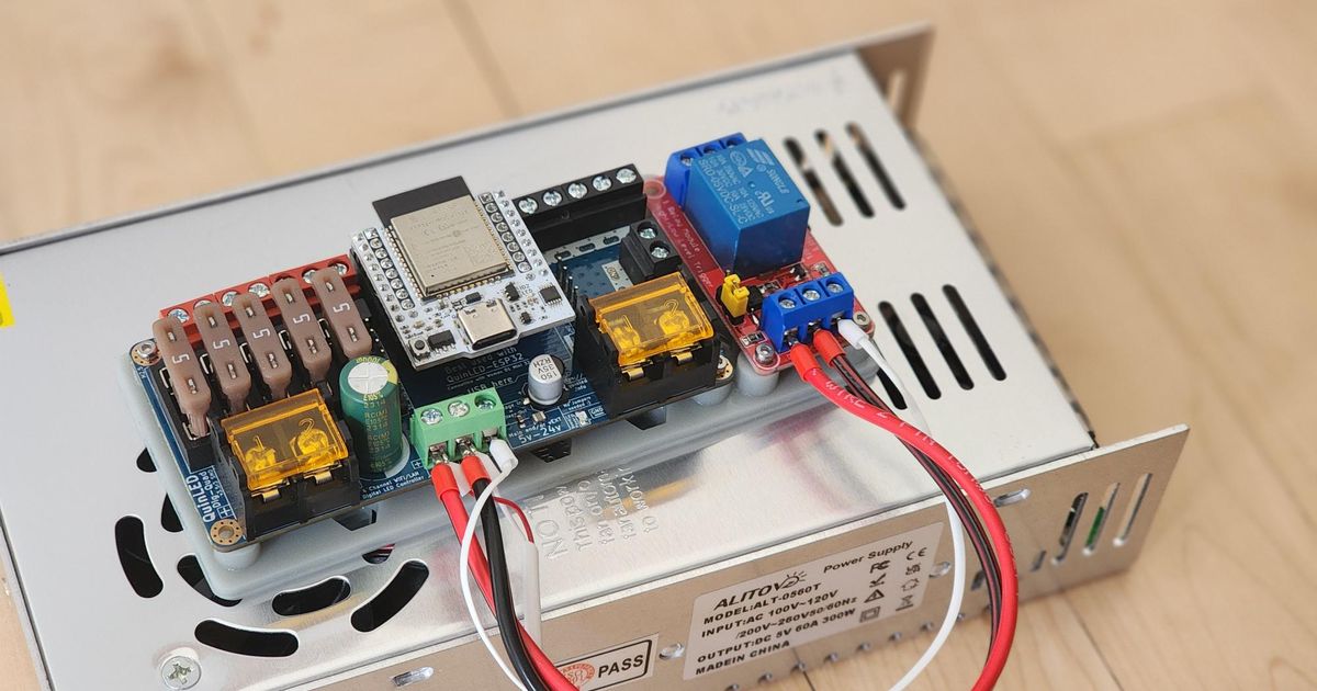 QuinLED DigQuad v3 and Relay Standoff by espn8-theocho | Download free STL model | Printables.com