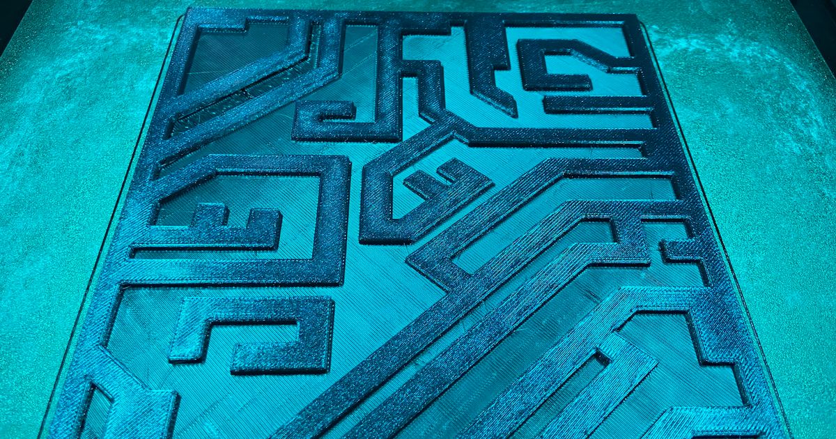 Subnautica Inspired Precursor Wall Panel 01 by Jer | Download free STL ...