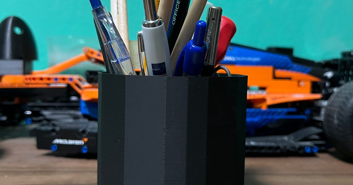 Pen holder or flower pot by miseso | Download free STL model ...