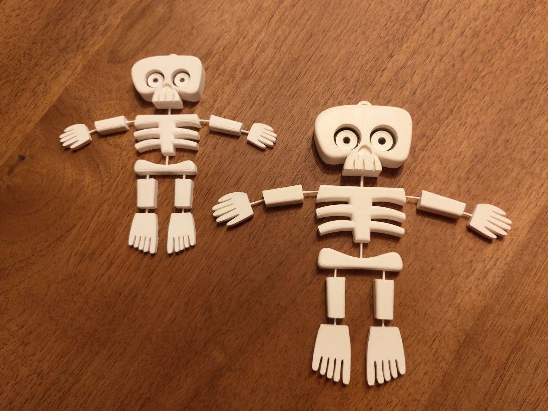 Skeloween - the not so scary skeleton by marapet | Download free STL ...