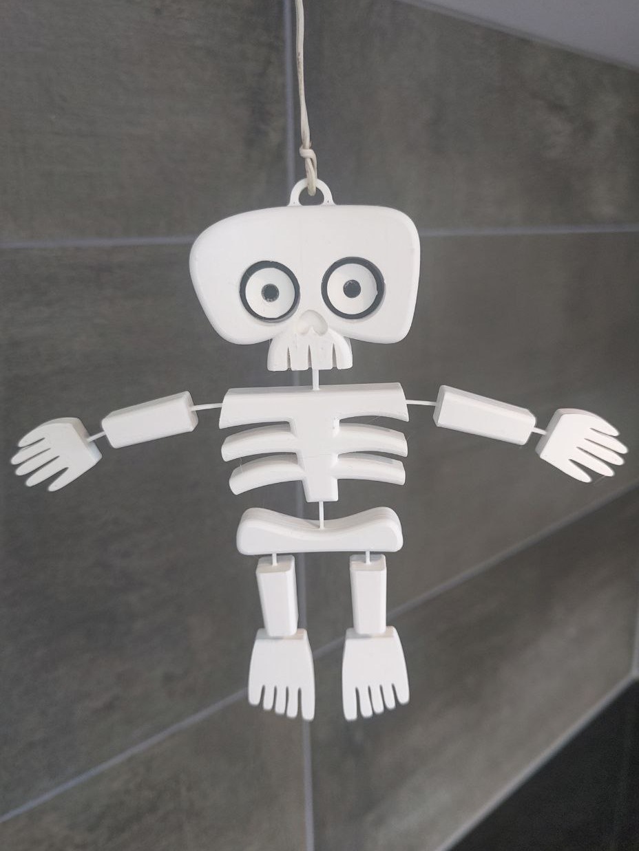 Skeloween - the not so scary skeleton by marapet | Download free STL ...