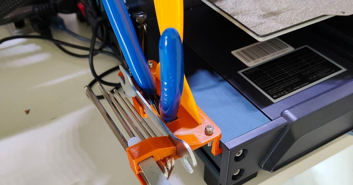 PrintSteady Mount Neptune 3 Pro Plus Max holder for standard tools V0.1 ...