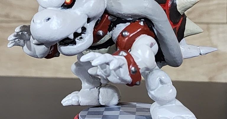 Dry Bowser Amiibo Figure von NebulaNoob | Kostenloses STL-Modell ...