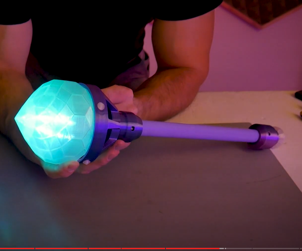 Magic LED Wand Scepter by Embrace Making | Download free STL model ...