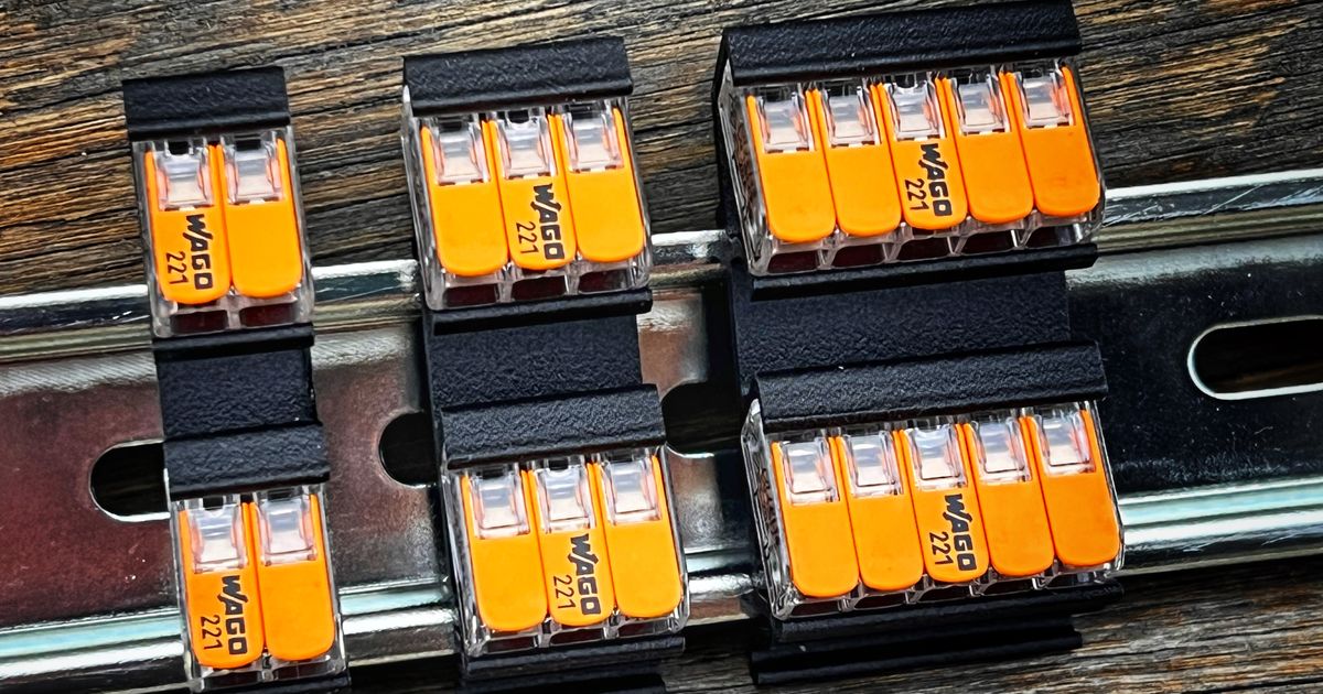 WAGO 221 DIN Mount 2-3-5 by tgsparky77 | Download free STL model ...