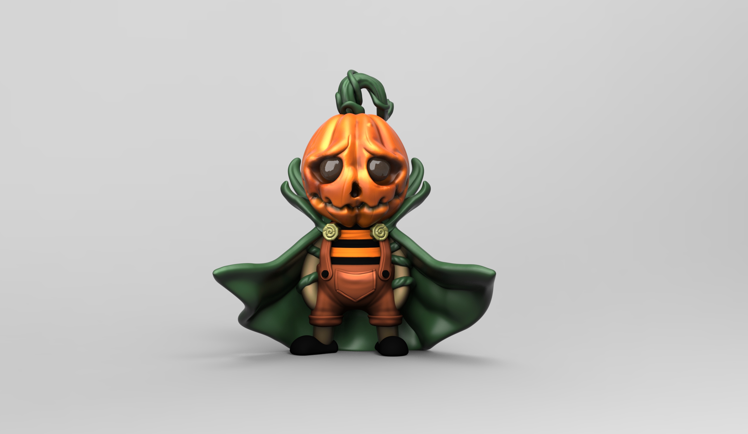 Little Pumpkin Prince aka Count Pumpcula by Wekster | Download free STL ...