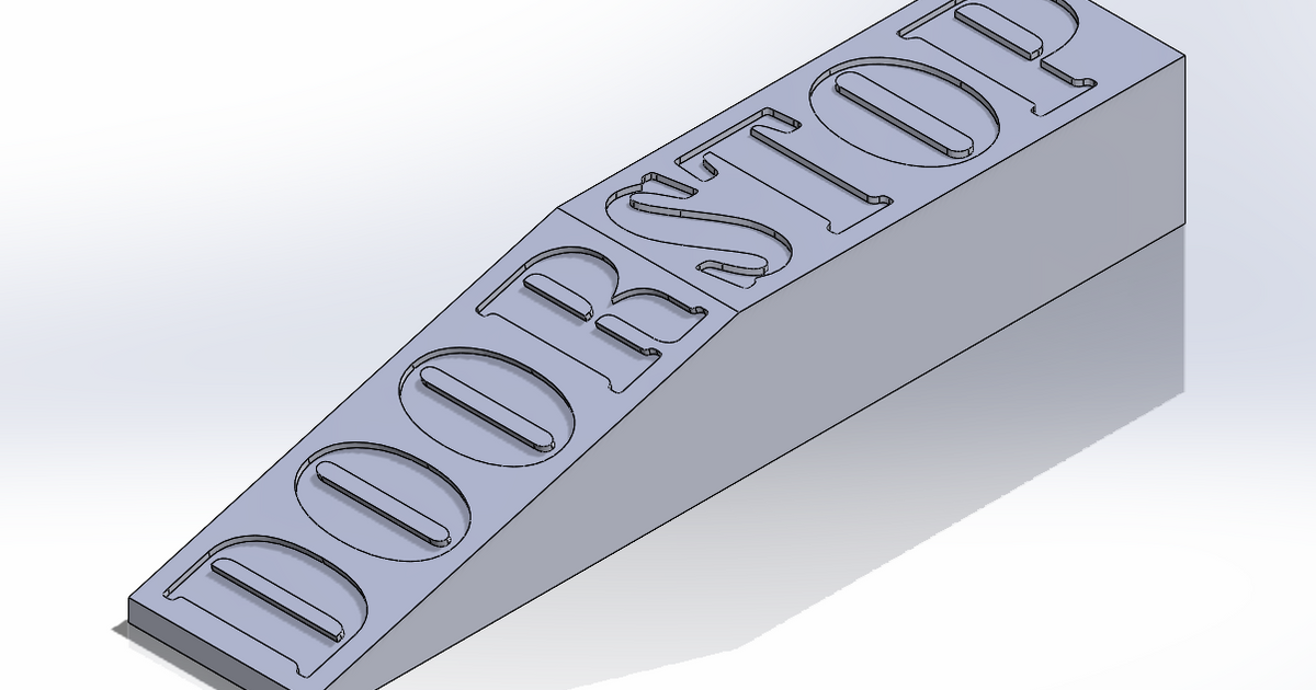 Door Stop by GeorgeV | Download free STL model | Printables.com