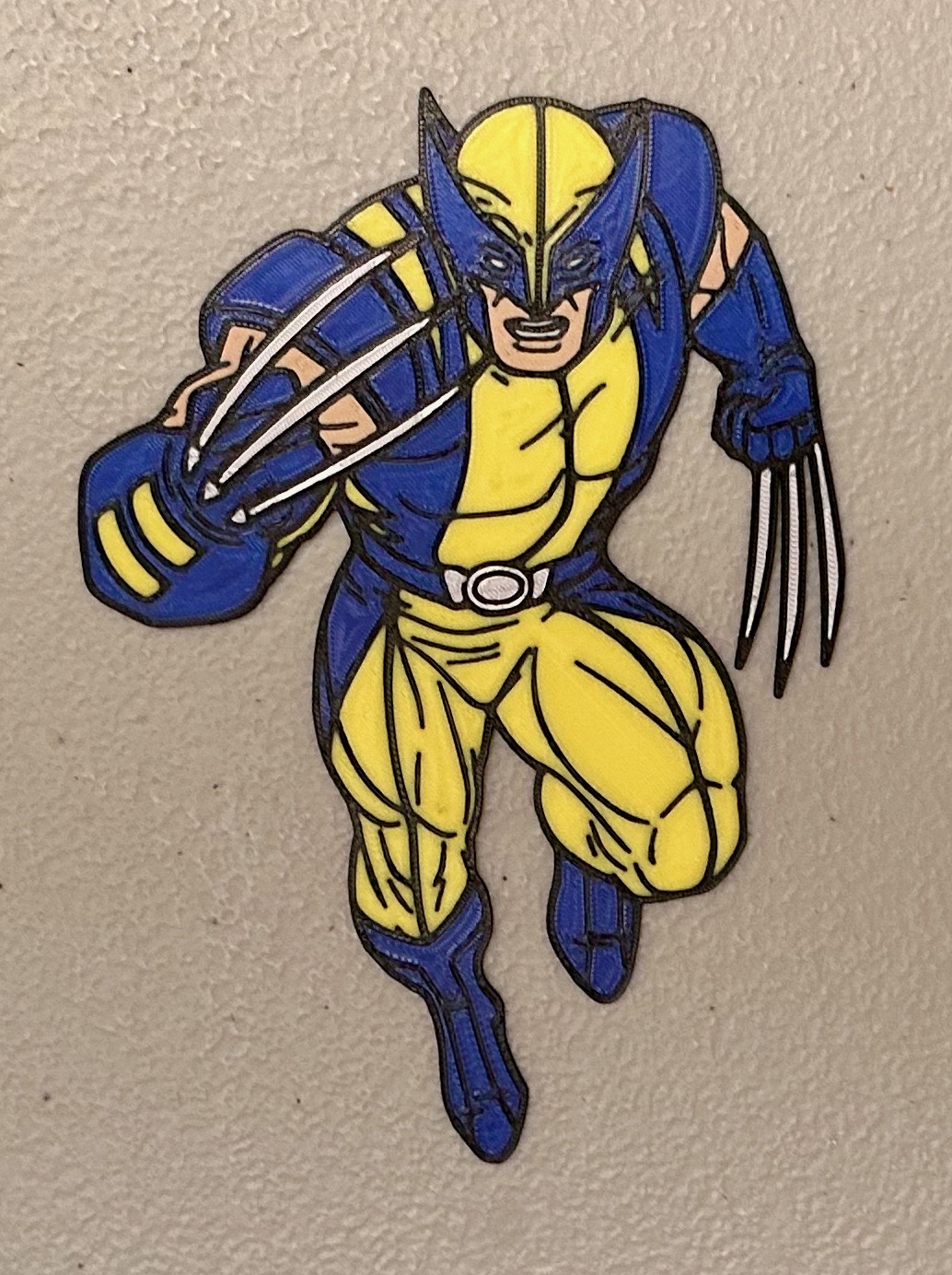 Multicolor Wolverine Magnet by wotfan69 | Download free STL model ...