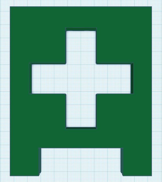 First aid sign for name plate by ThaliaFP | Download free STL model ...