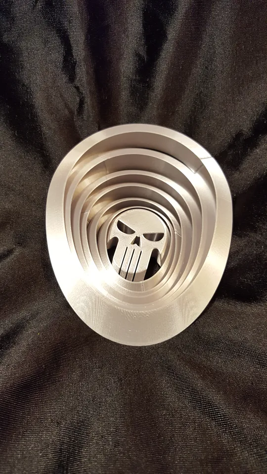 Fidget: Punisher skull by SmoothDragon | Download free STL model ...